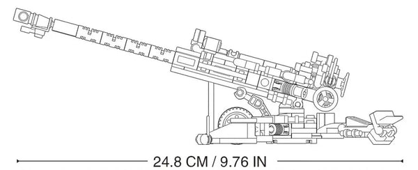 M777 Howitzer Construction Set 258pcs - Collectors Armoury